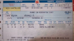 Here Is What Five-Digit Number Present On An Indian Railways Ticket Mean?