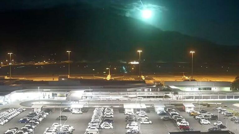 Watch: Fireball-Like Meteor Lights Up Night Sky In Queensland Australia