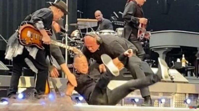 Watch: Bruce Springsteen Falls On Stage While Performing In Amsterdam ...