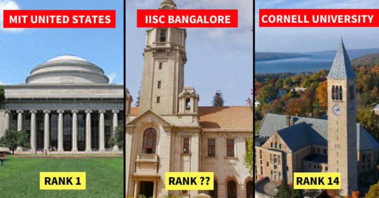 Check Out The World's Top Institutes List - 3 Indian Institutes Made It ...