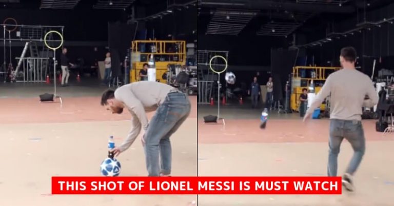 This Unbelieveable Shot By Lionel Messi Made Fans Amazed, Watch Video