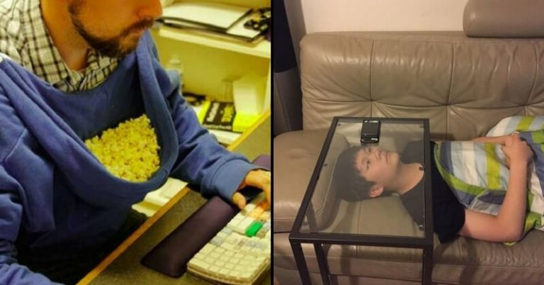 Have A Look At These Creative Inventions By Some Super Lazy People!