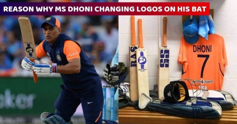 This Is The Reason Why MS Dhoni Is Changing His Bat Logos In The World Cup