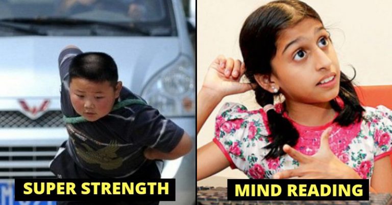 Super Human Kids With Extraordinary and Peculiar Abilities
