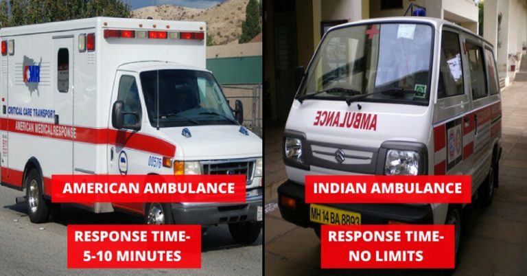 There Is A Huge Difference Between Indian Ambulance Facility And The ...